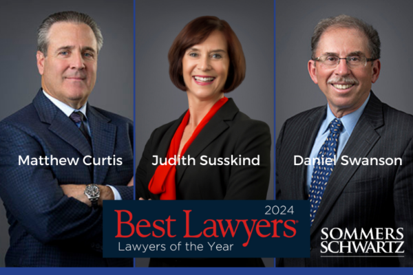 Three Sommers Schwartz Attorneys Honored as Best Lawyers "Lawyer of the ...