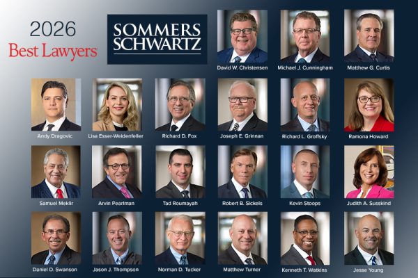 Best Lawyers Names 21 Sommers Schwartz Attorneys as The Best Lawyers in ...