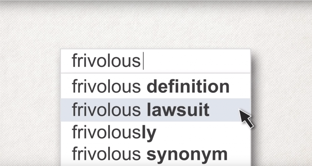 The Truth About Frivolous Lawsuits: Watch This | Sommers Schwartz, P.C.
